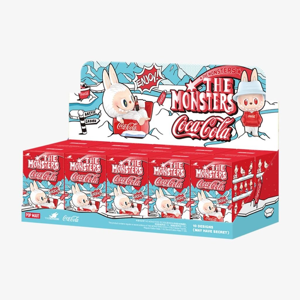 Originali Labubu Coca-Cola Winter Monsters Kolekcija, Blind Box, 10 vnt ...